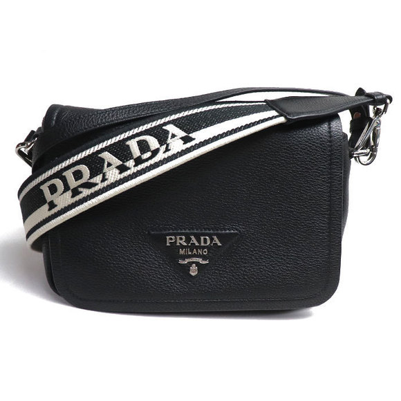Prada | Bags | Prada Leather Crossbody Bag Black | Poshmark